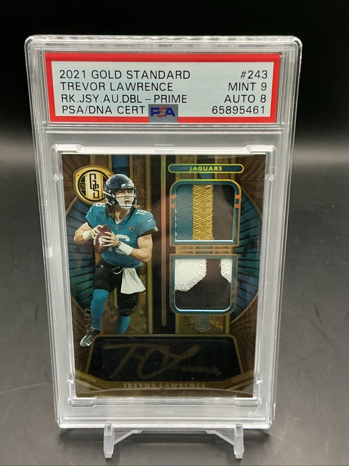 2021 Gold Standard TREVOR LAWRENCE 4 Color Rookie Patch Auto RPA RC /4 ...